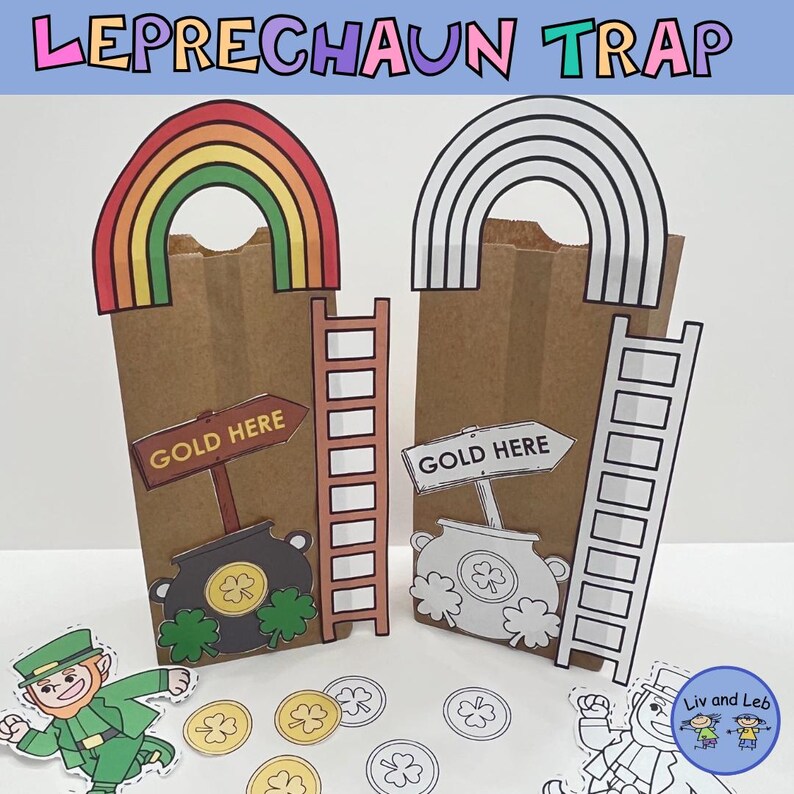 Leprechaun Trap Craft- St.patrick's Day Craft - Etsy