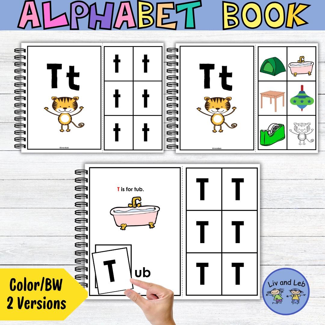 Interactive Alphabet Book for Beginning Sounds – Adapted ABC Book ...