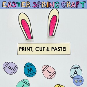 Easter Paper Hats for Kids - Bunny Paper Hats - Etsy