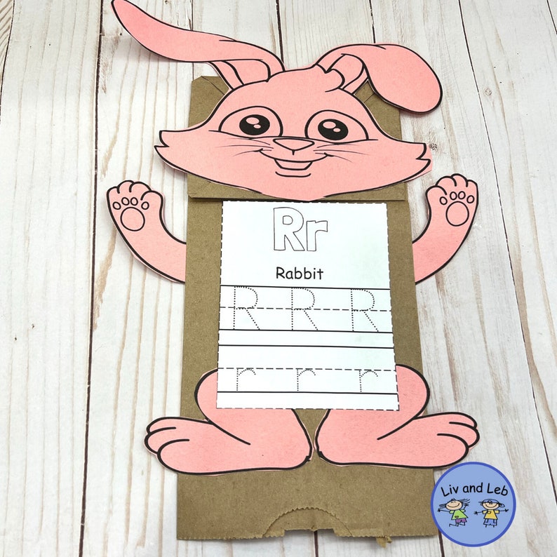 Zoo Animal Paper Bag Puppets - Etsy