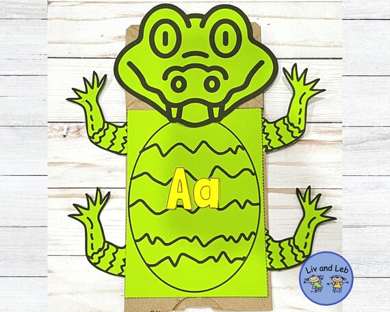 Alligator Puppet Craft