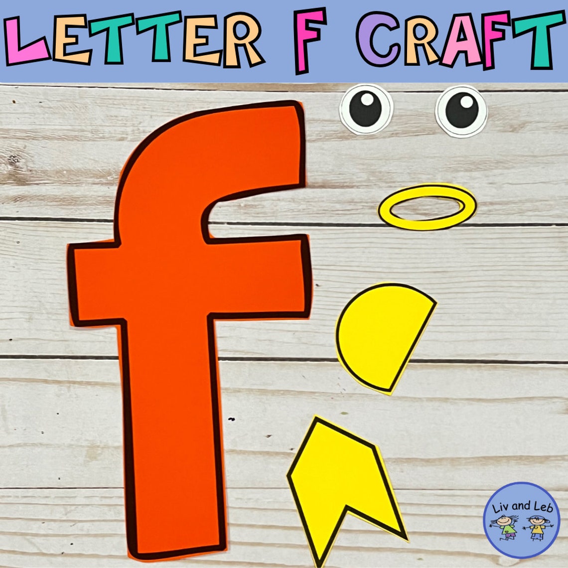Letter F Craft- Alphabet Phonics Craft- Fish Craft - Etsy