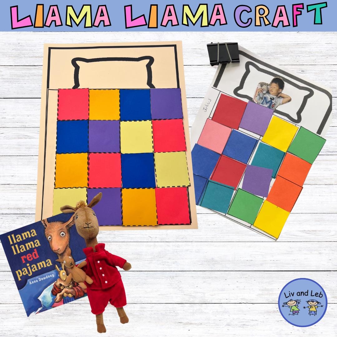 Bedtime Craft- Book Companion Craft- Llama - Etsy