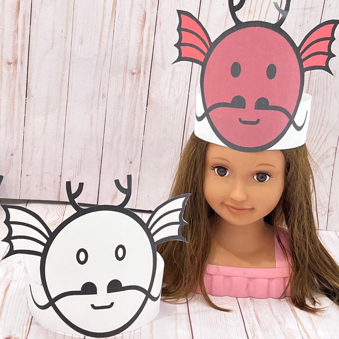 Chinese New Year Zodiac Animal Paper Hats - Etsy