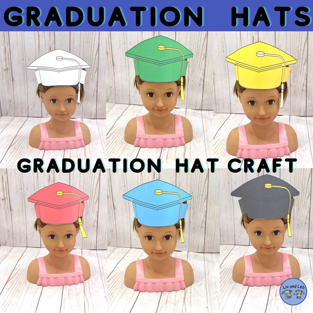 Graduation Hat, Graduation Gift, Graduation Paper Craft, End of the ...