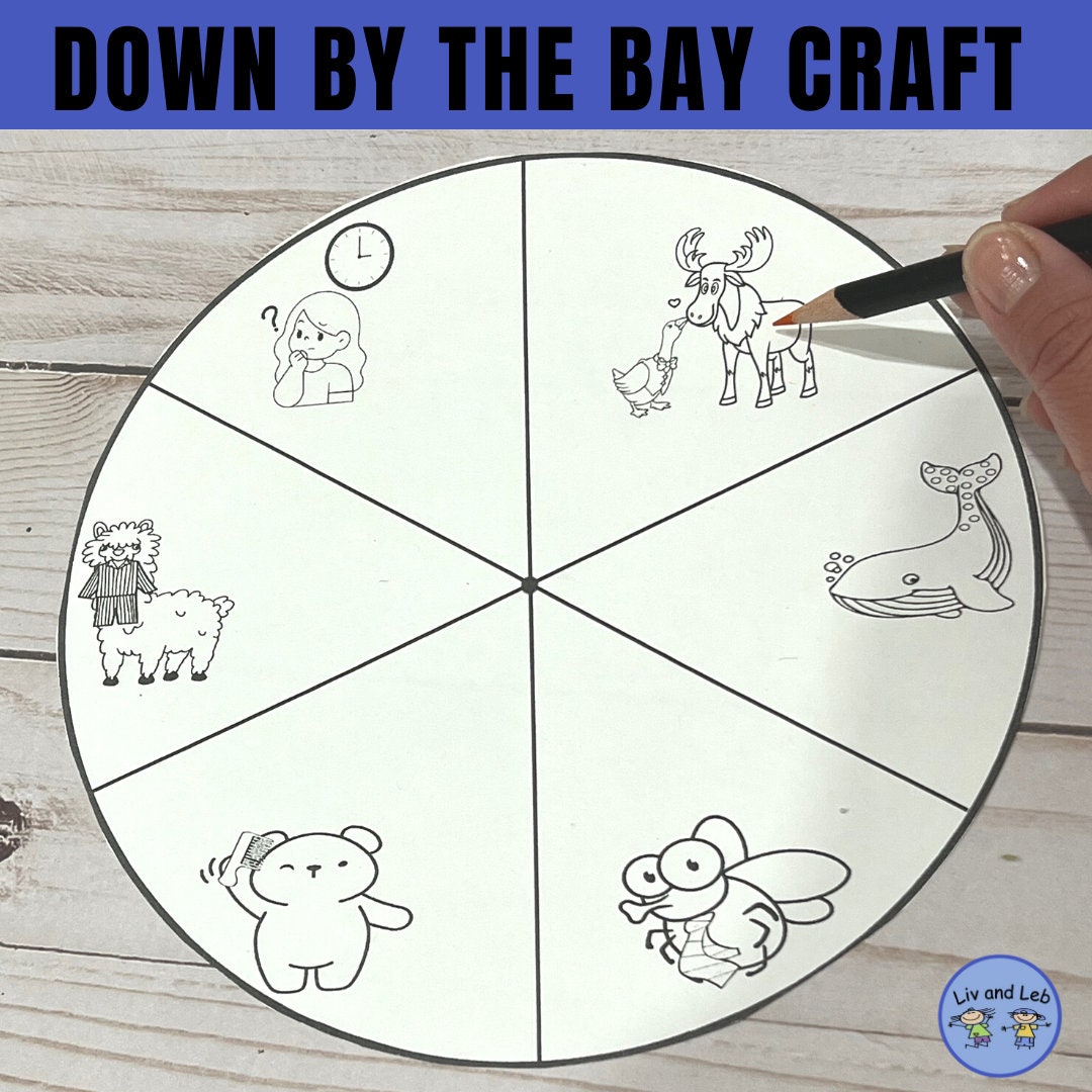 Preschool Rhymes Song Book and Craft Down by the Bay - Etsy