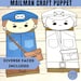 Mailman Postal Worker Craft Community Helpers Puppet - Etsy