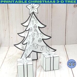 Christmas Tree Craft for Kids- Printable Winter Holiday Craft - Etsy