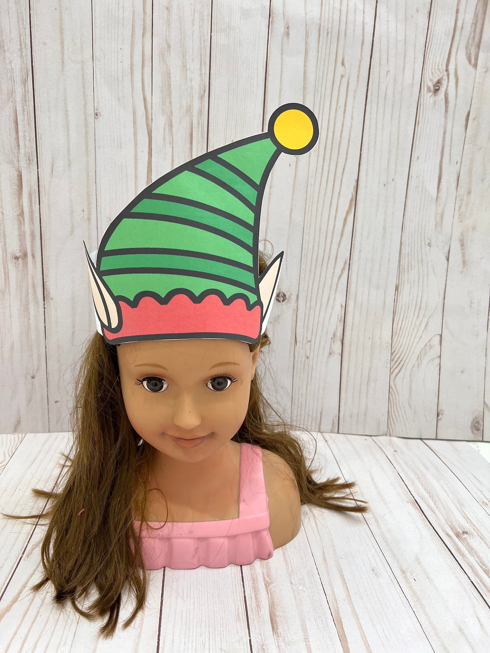 Elf Hat Paper Craft- Christmas Party Hats- School Play - Etsy