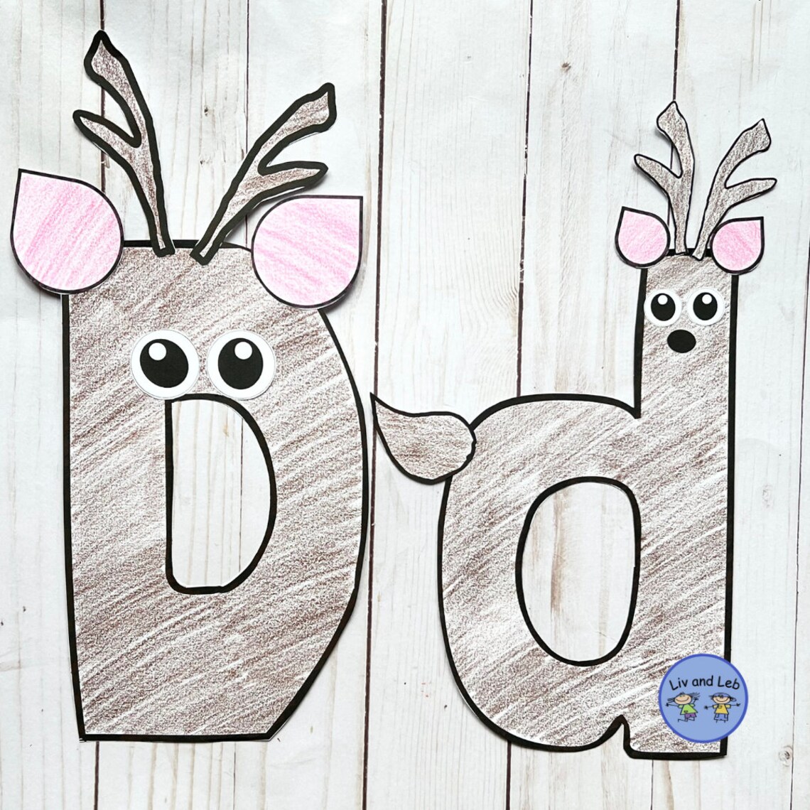 Letter D Craft- Alphabet Phonics Craft - Etsy