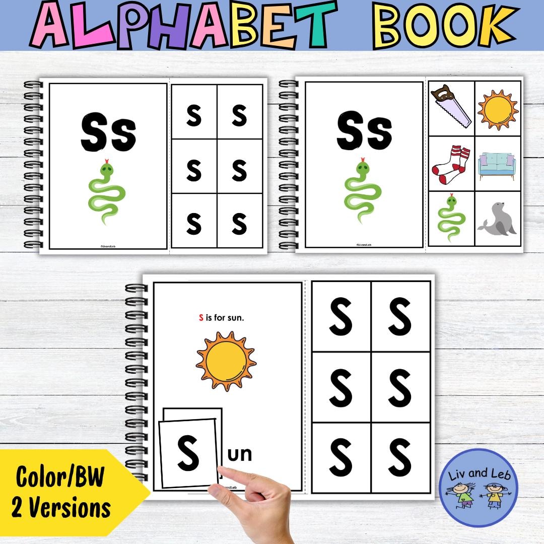 Interactive Alphabet Book for Beginning Sounds – Adapted ABC Book ...
