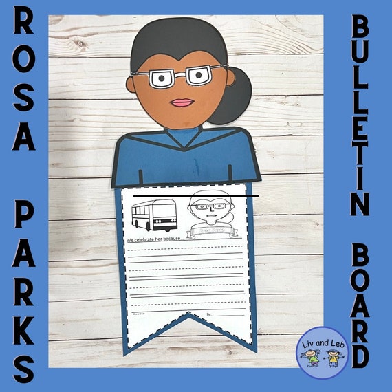 Women's History Month Craft Rosa Parks | Etsy