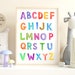 Alphabet Poster Classroom ABC Poster Nursery Alphabet - Etsy