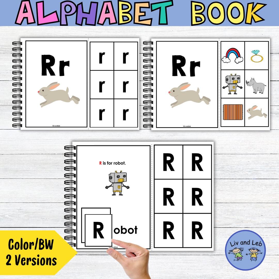 Interactive Alphabet Book for Beginning Sounds – Adapted ABC Book ...