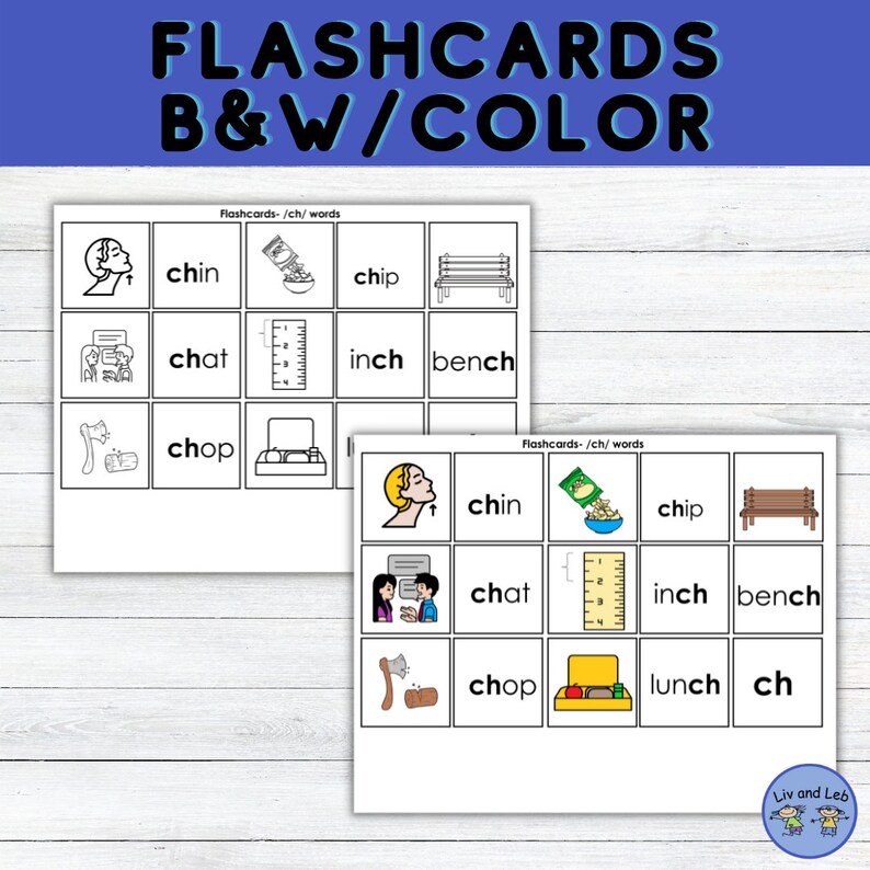 Digraph Craft- Consonant Digraph Flashcards- Digraph Worksheets- CH ...