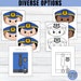 Police Craft Puppet Community Helpers Paper Craft - Etsy
