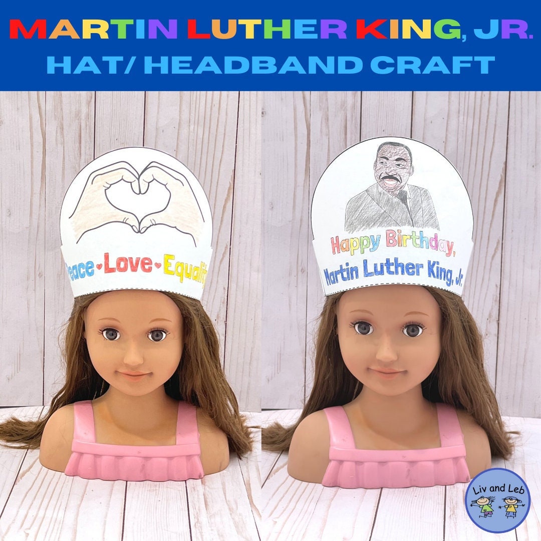 Martin Luther King Jr Hats - Paper Crowns - Etsy