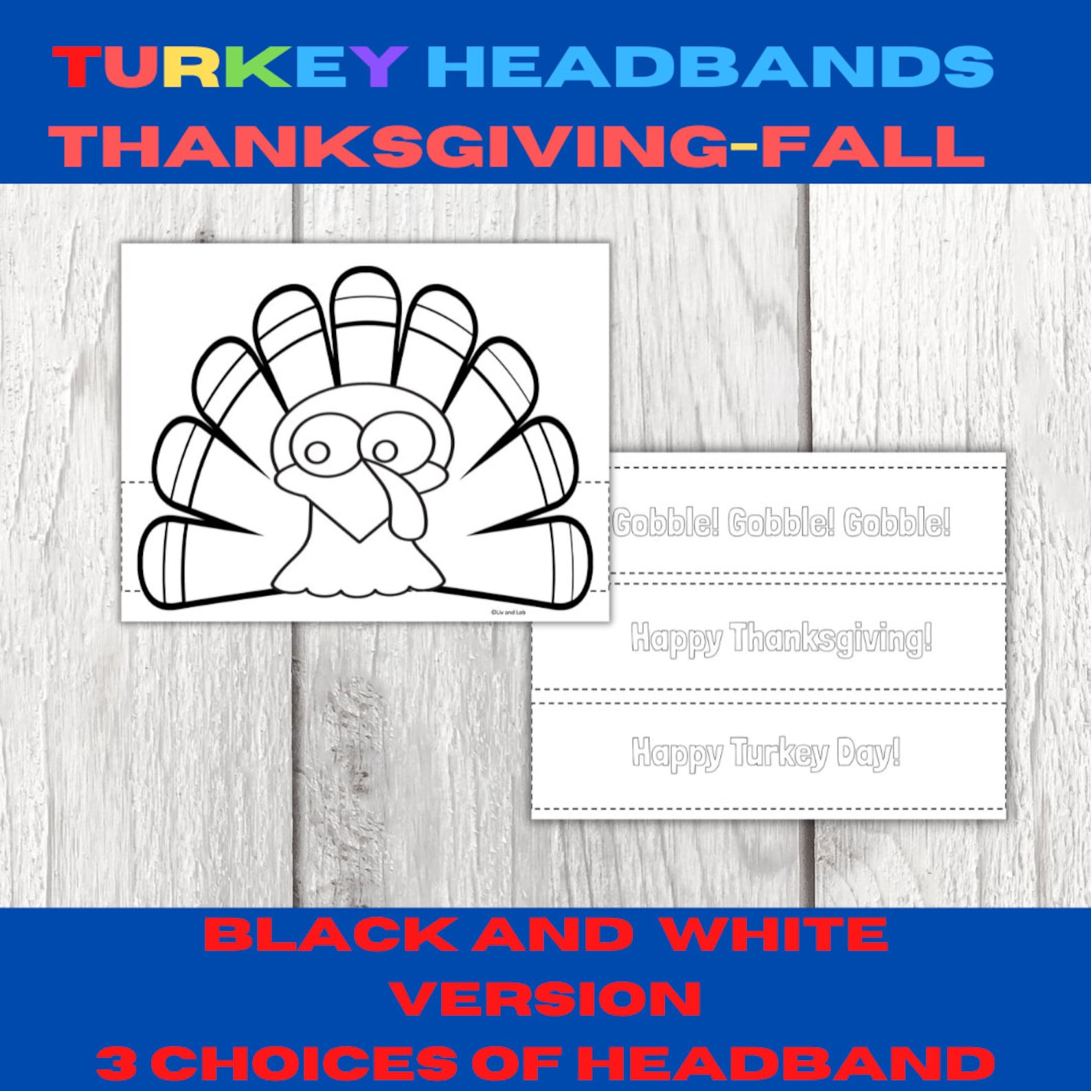 Turkey Headband Craft- Thanksgiving Party Hat - Etsy