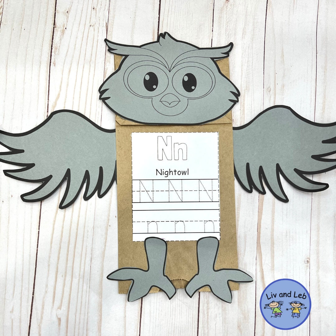 Zoo Animal Paper Bag Puppets - Etsy