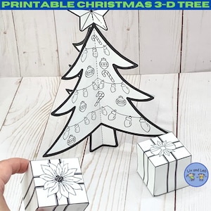 Christmas Tree Craft for Kids- Printable Winter Holiday Craft - Etsy