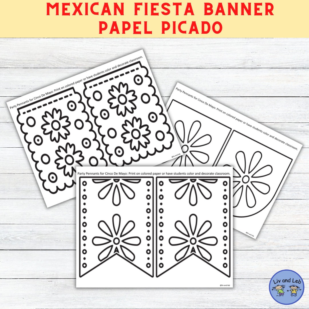 Papel Picado Banner Cinco De Mayo Fiesta Banner - Etsy