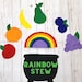 St. Patrick's Day- Rainbow Stew Flannel Story Template - Etsy