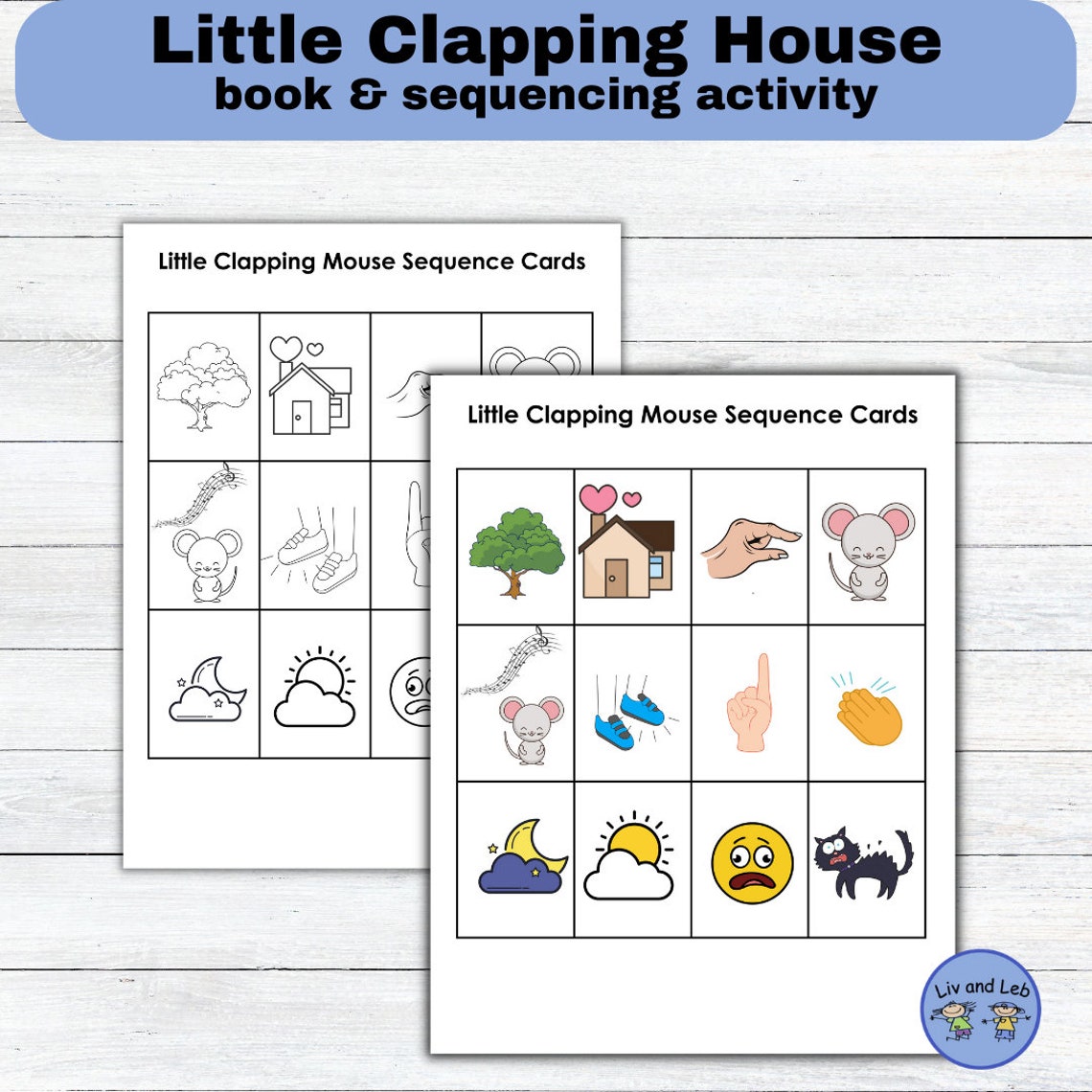 Nursery Rhyme Song Book and Sequence Activity - Etsy