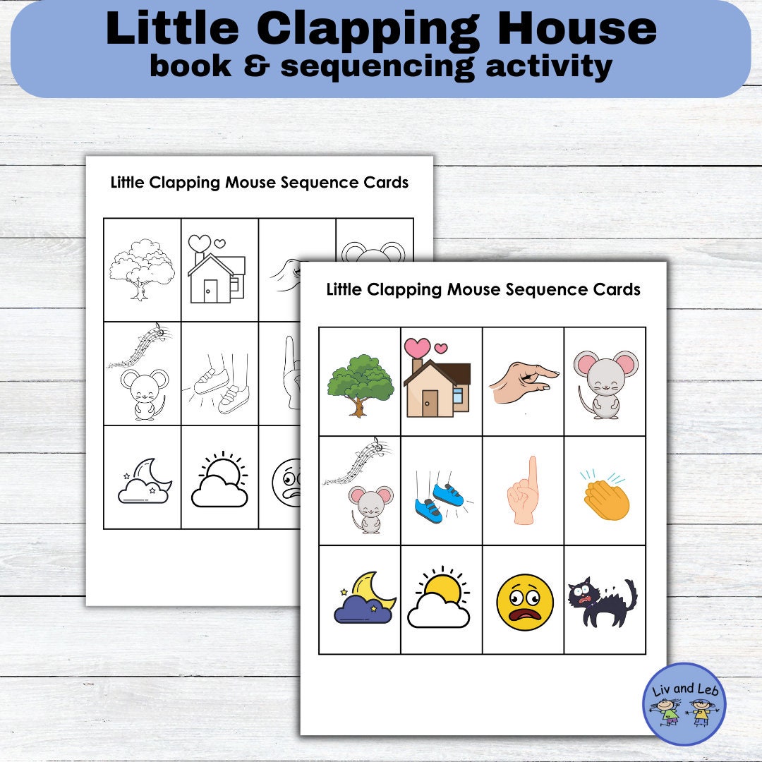 Nursery Rhyme Song Book and Sequence Activity - Etsy