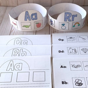 Beginning Sounds Phonic Alphabet Headbands - Etsy