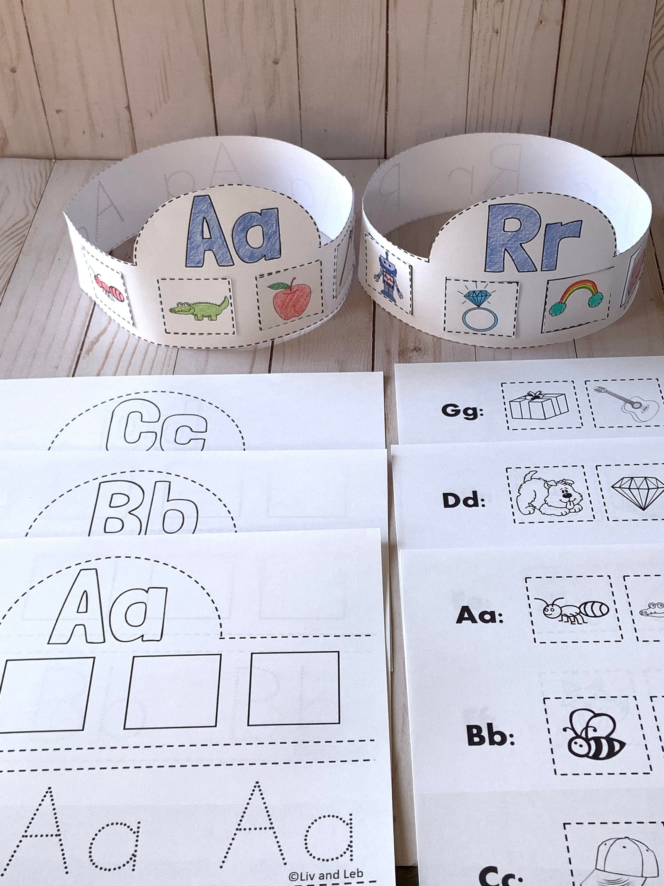 Beginning Sounds Phonic Alphabet Headbands - Etsy