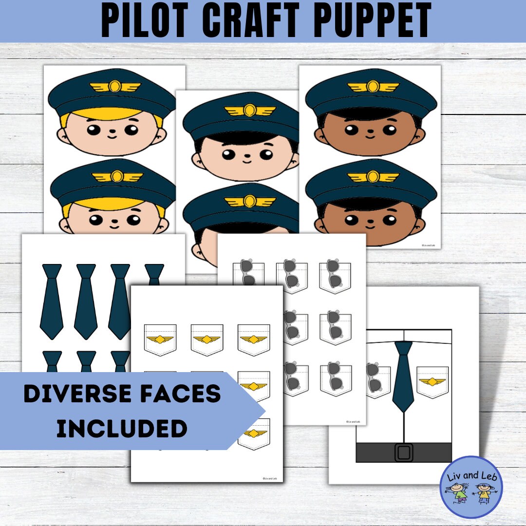 Pilot Paper Craft Community Helpers Puppet - Etsy
