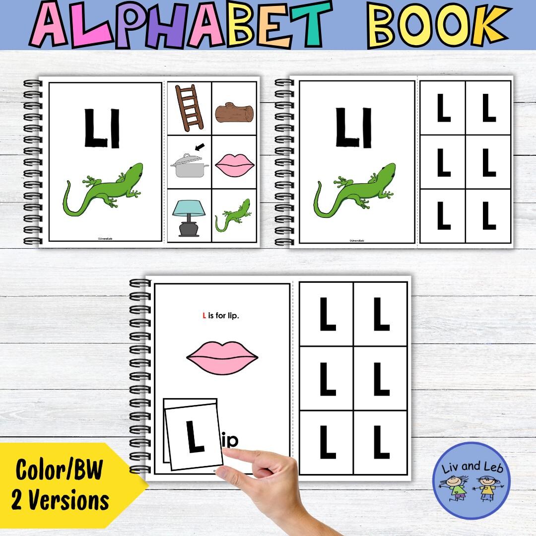Interactive Alphabet Book for Beginning Sounds – Adapted ABC Book ...