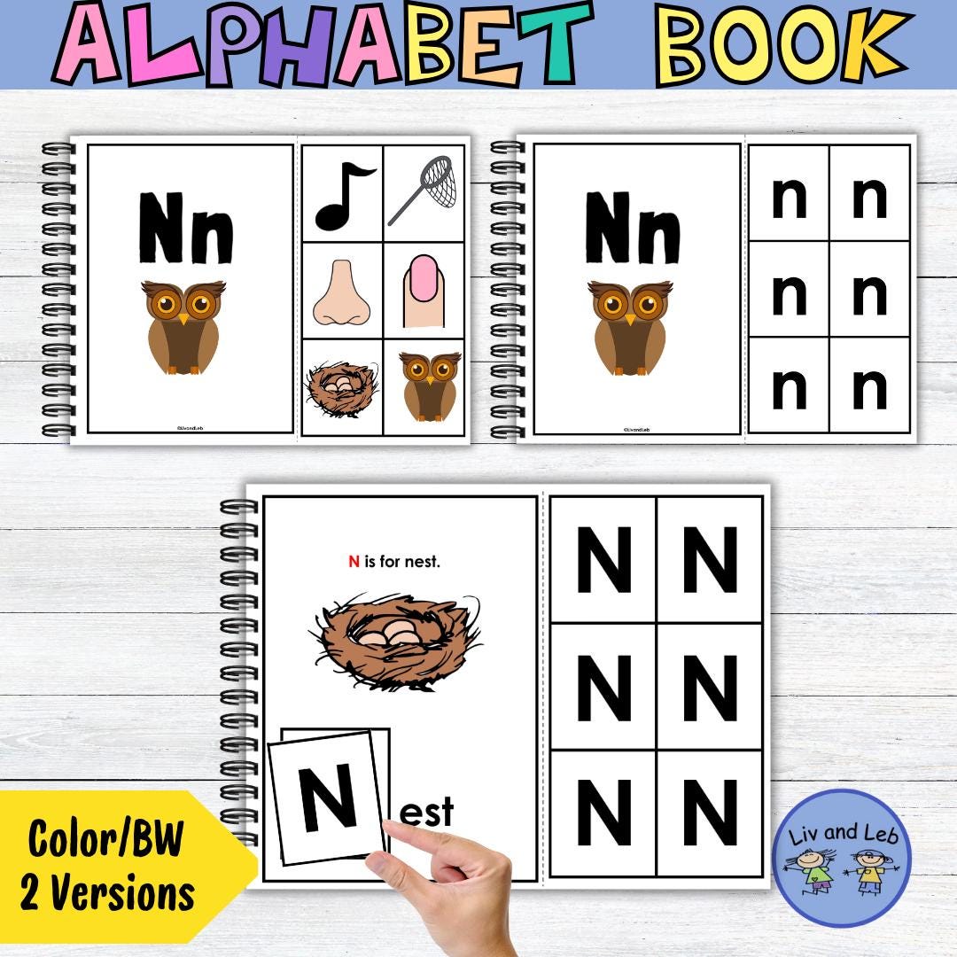 Interactive Alphabet Book for Beginning Sounds – Adapted ABC Book ...
