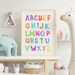 Alphabet Poster Classroom ABC Poster Nursery Alphabet - Etsy