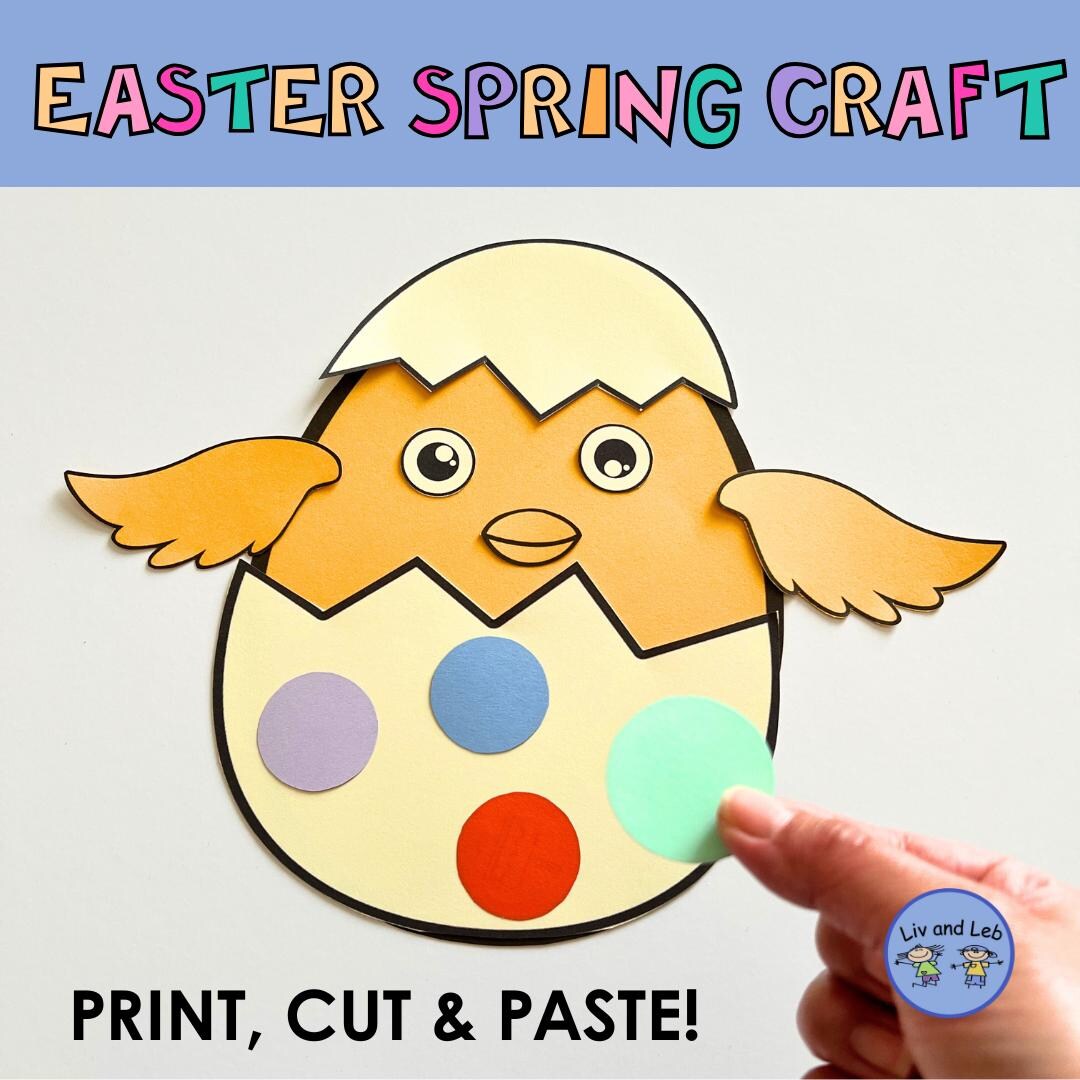 Spring Easter Chick Craft - Etsy