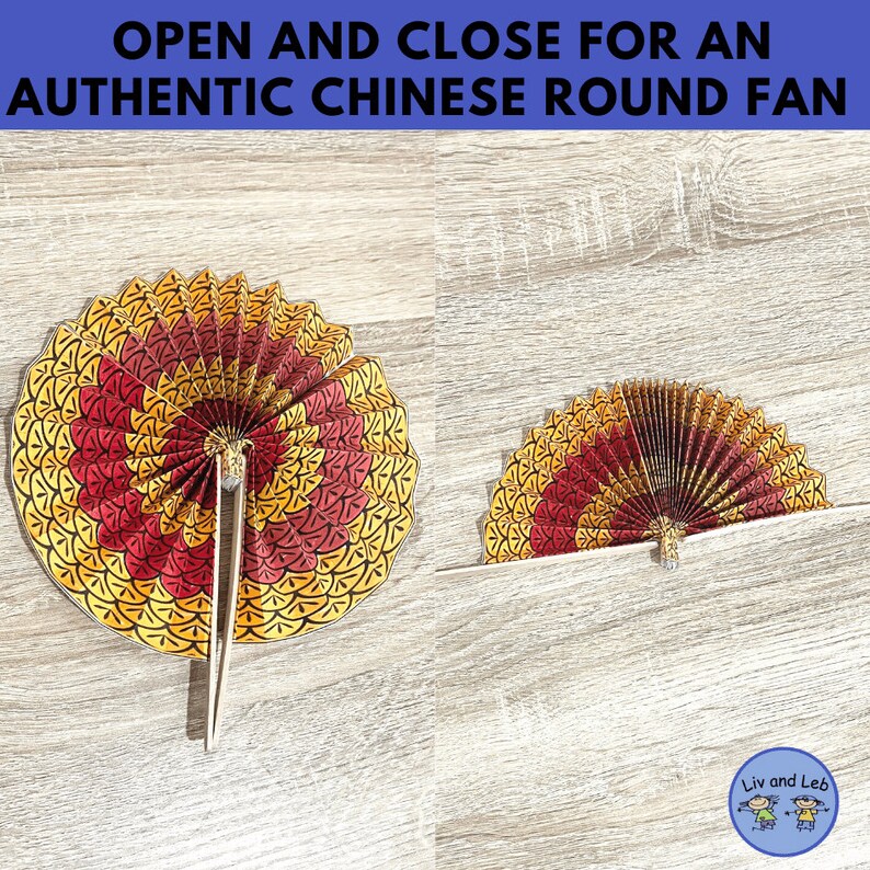 Chinese New Year 2023 Craft- Lunar New Year Round Fan - Etsy