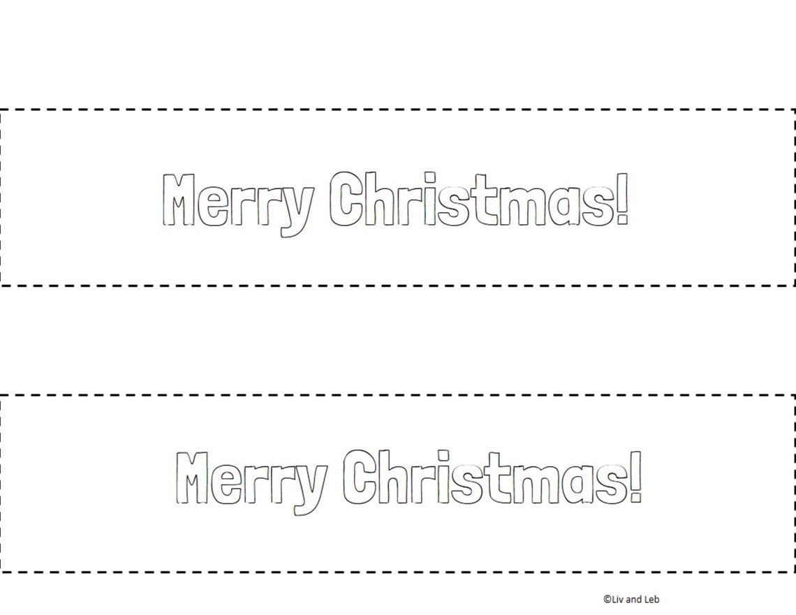 Christmas Tree Craft- Printable Hat - Etsy