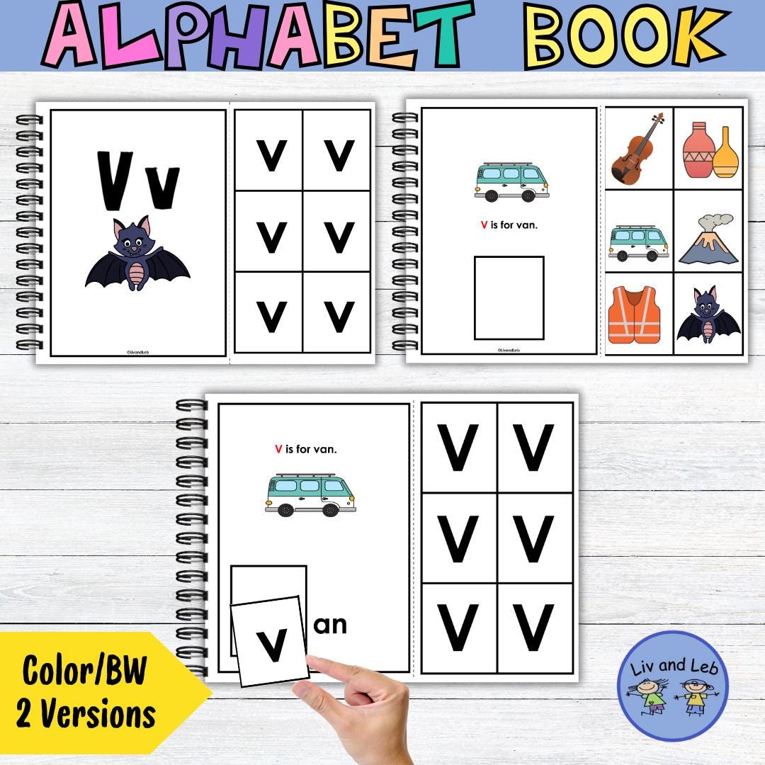 Interactive Alphabet Book for Beginning Sounds – Adapted ABC Book ...