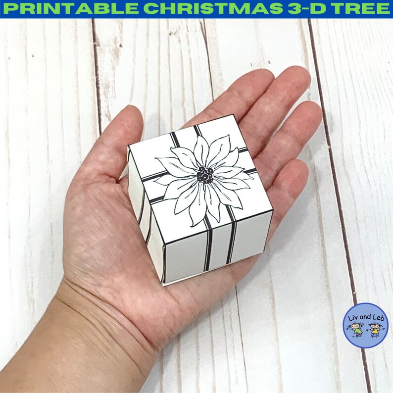 Christmas Tree Craft for Kids- Printable Winter Holiday Craft - Etsy