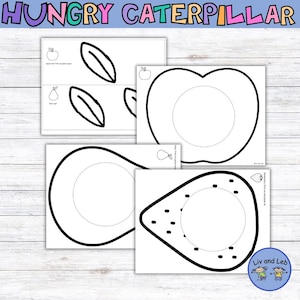 The Very Hungry Caterpillar Retelling Props | Storytime & Sequencing ...