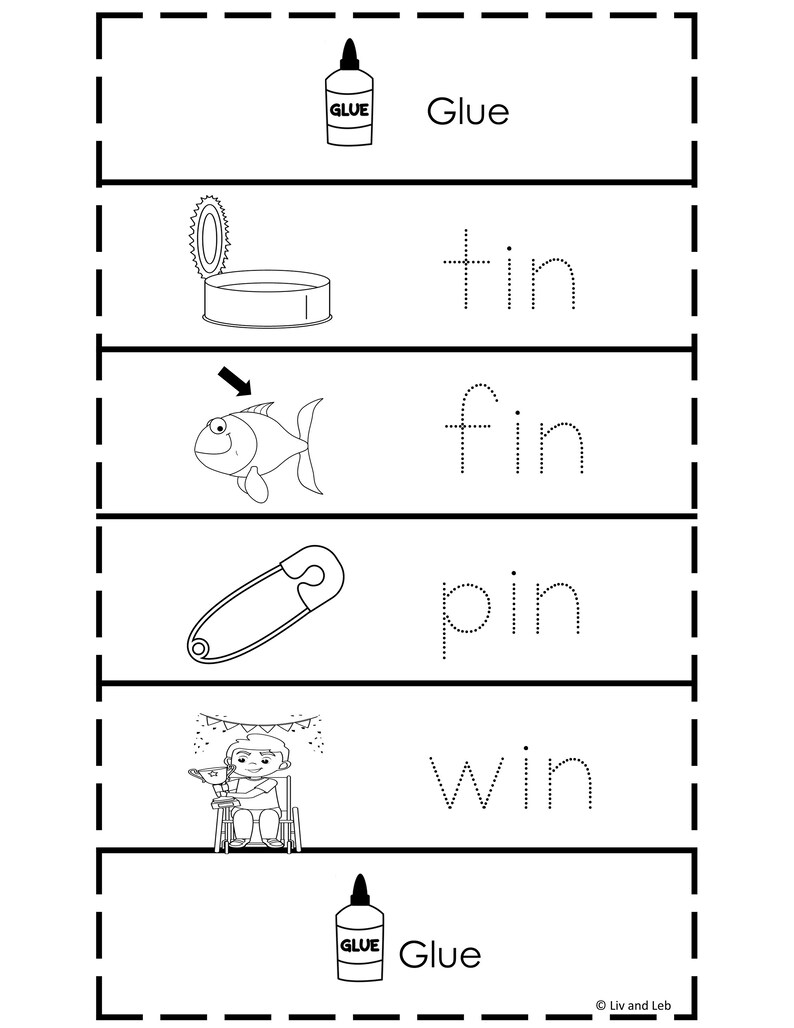 Rhyming Craft Word Family Snowman | Etsy