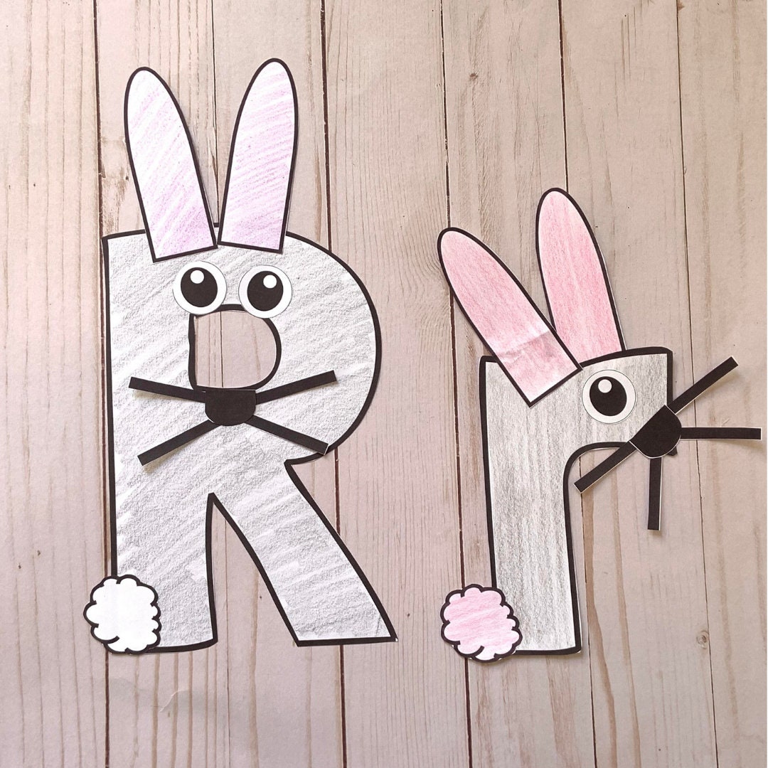 Letter R Rabbit Craft