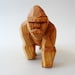 Wood Carving - Gorilla Figure - Hand Carved - Etsy