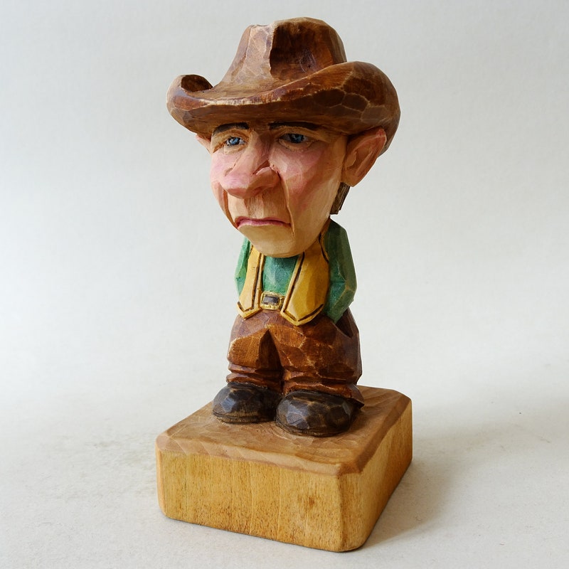 Carved Wood Figures - Etsy