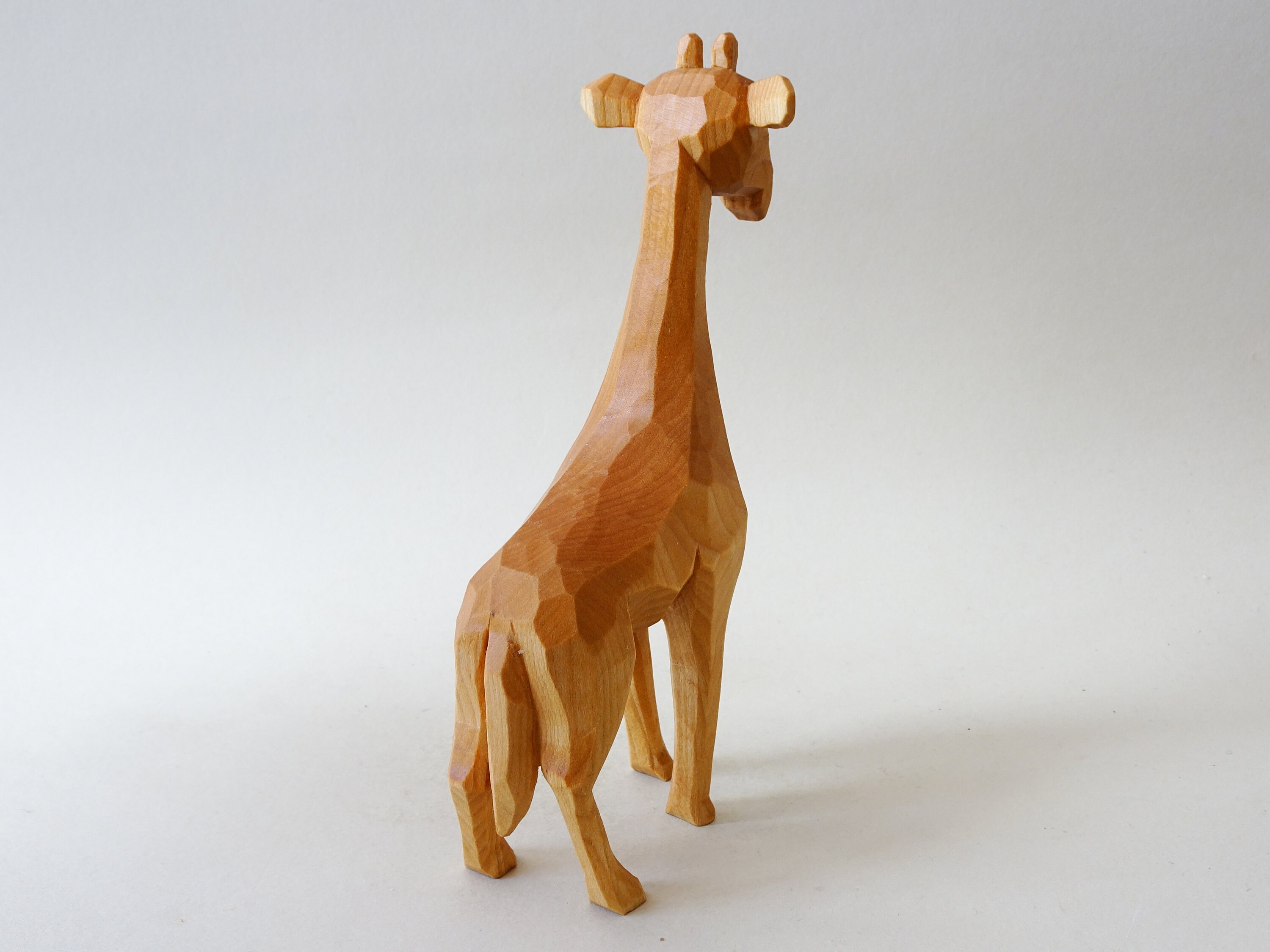 Wood Carving - Hand Carved Figure of A Giraffe - Etsy