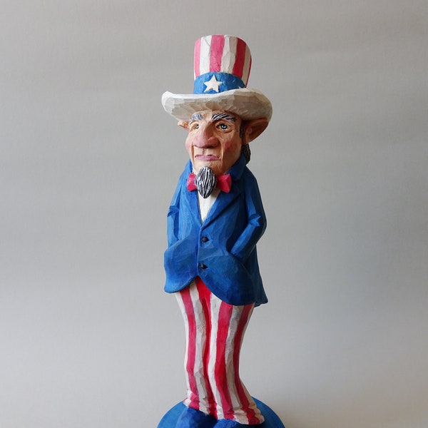 Uncle Sam Figurine - Etsy
