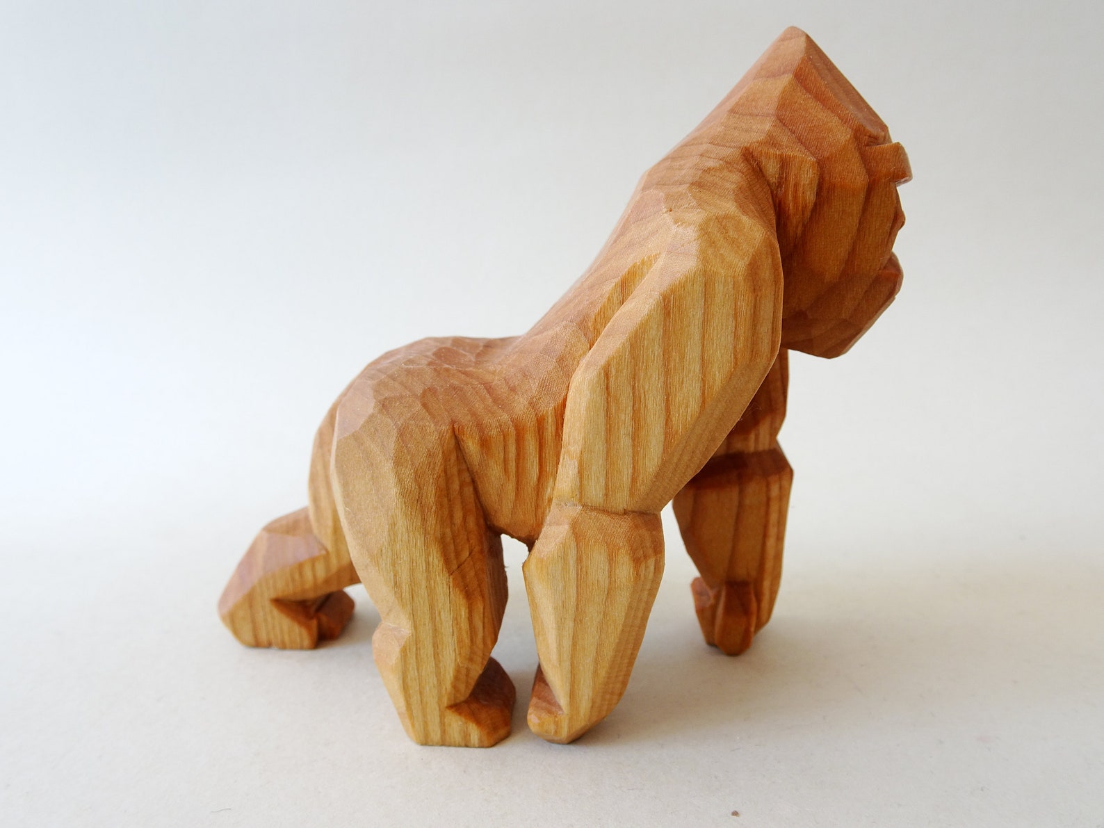 Wood Carving - Gorilla Figure - Hand Carved - Etsy