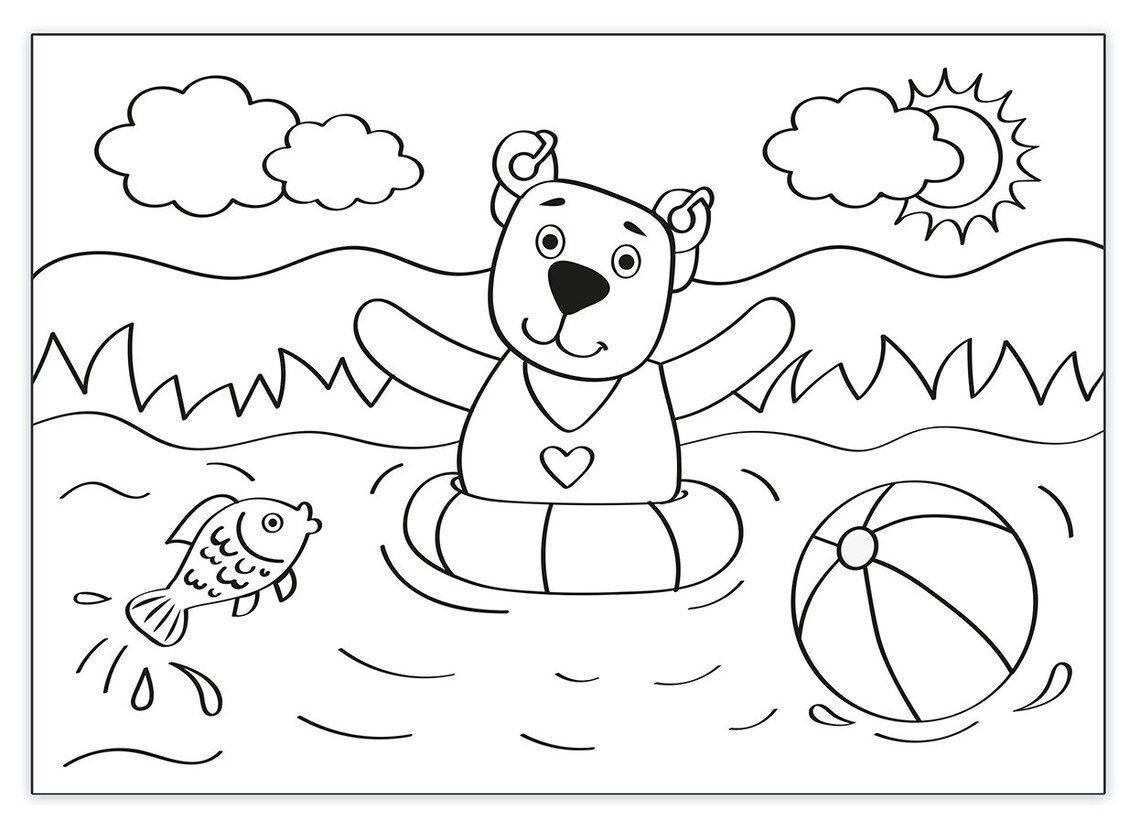 Emma With Hearing Aids Colouring Page for Hearing-impaired Kids and ...