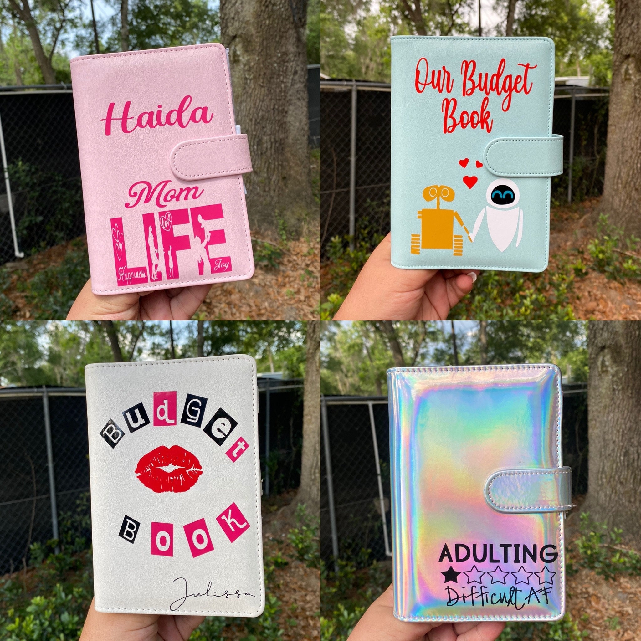 Budget Book, Personalized Budget Binder, Money Wallet, Wallet, Cash ...