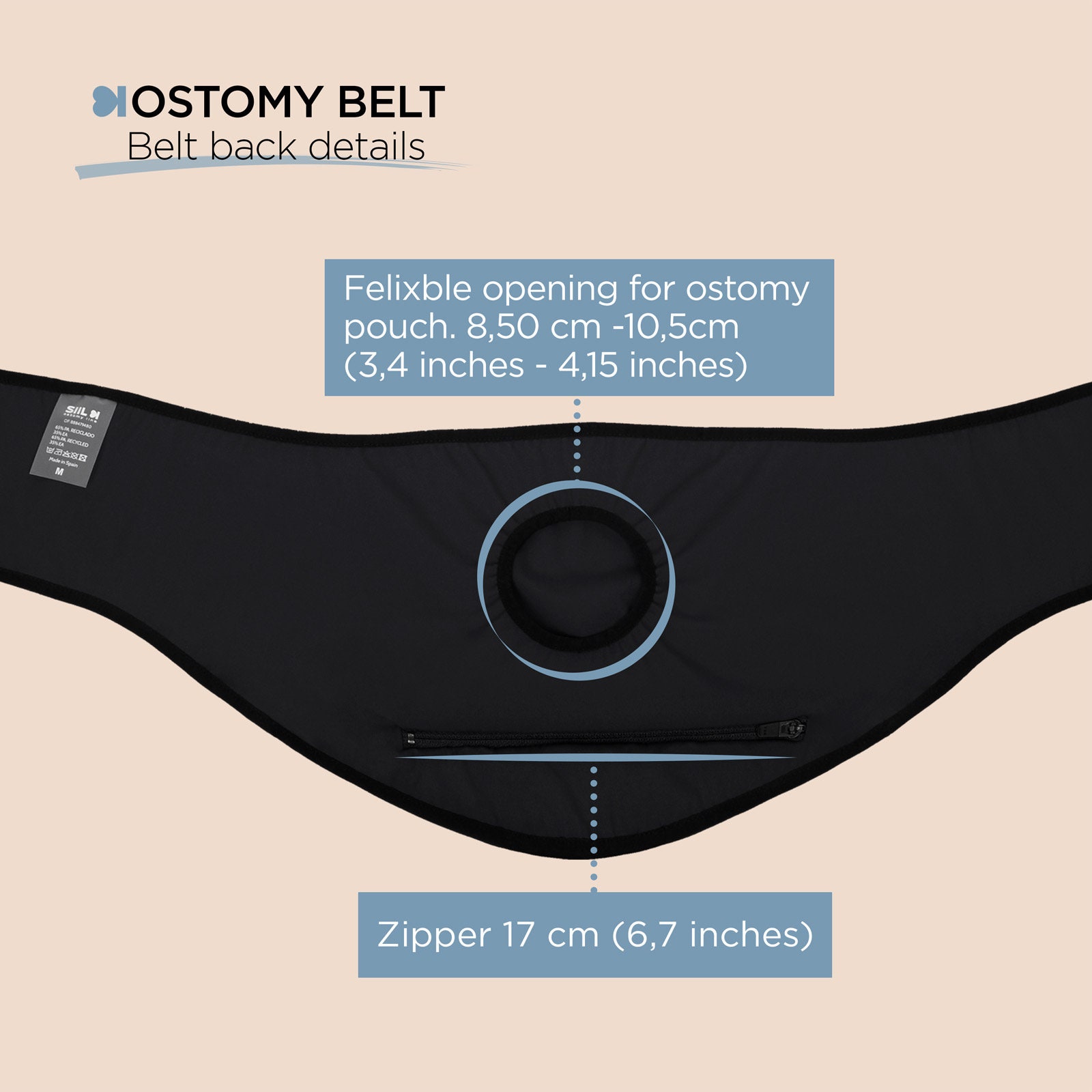 Ostomy Bag Cover Stoma Support Belt For Swimming And Sports Ostomy Bag Covers For Colostomy